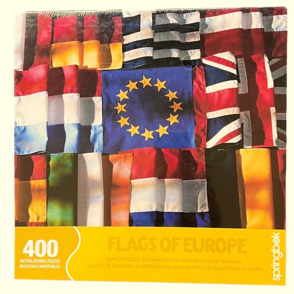 Springbok | Games | Springbok Flags Of Europe 40 Piece Puzzle Hard To ...